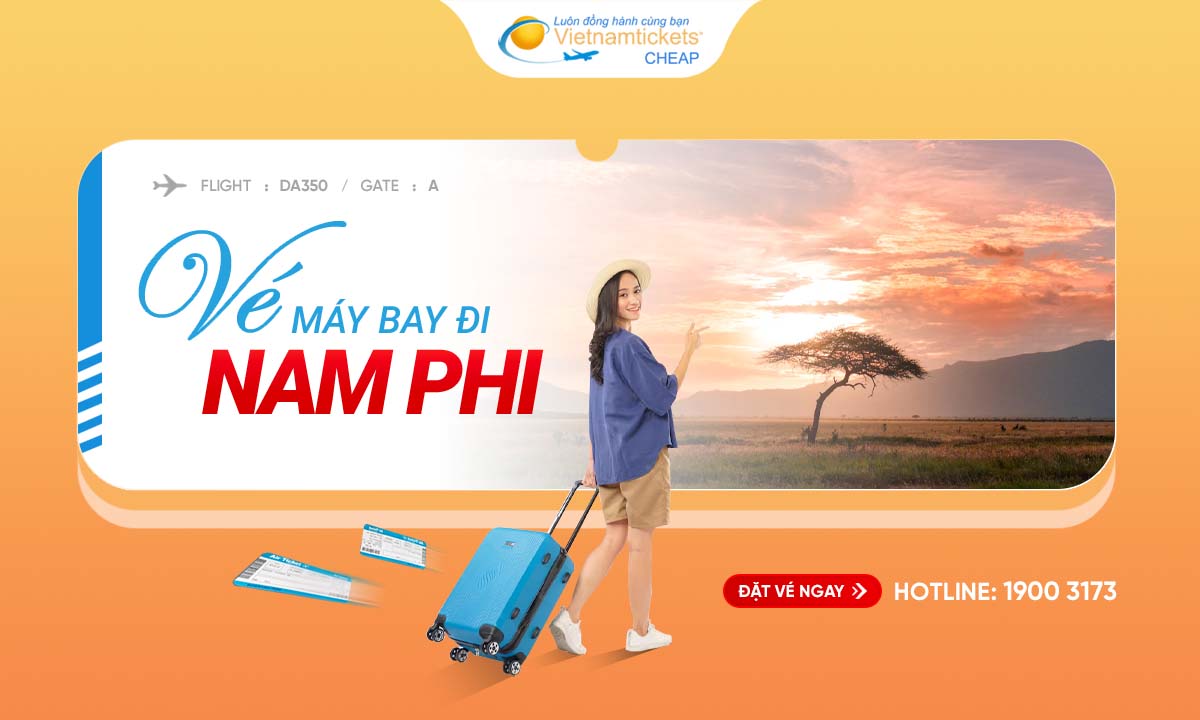 Đặt vé máy bay đi Nam Phi giá rẻ | Nhiều ưu đãi